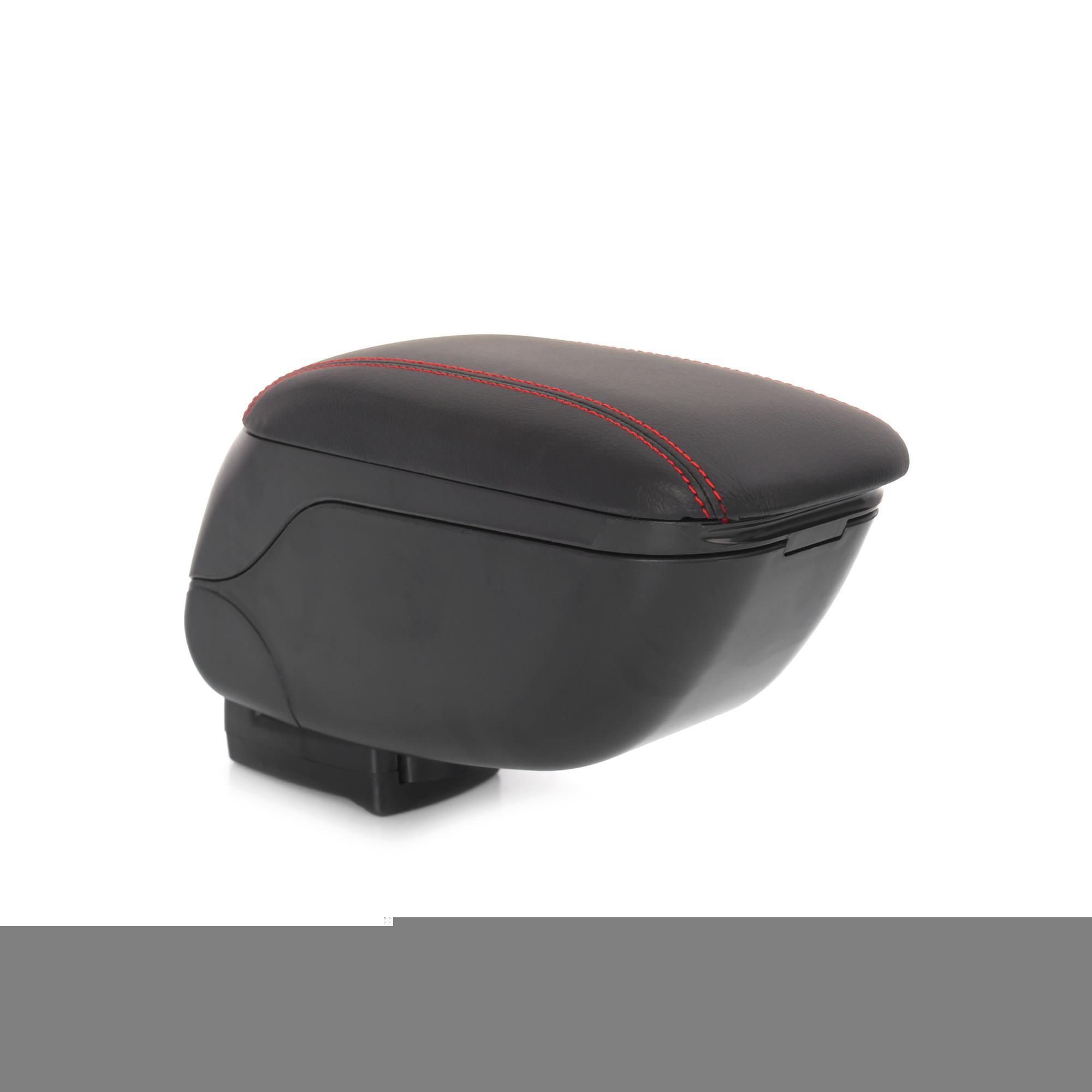 Carmind Universal Siyah Kol Dayama Kırmızı Dikişli - Otomarketin.com
