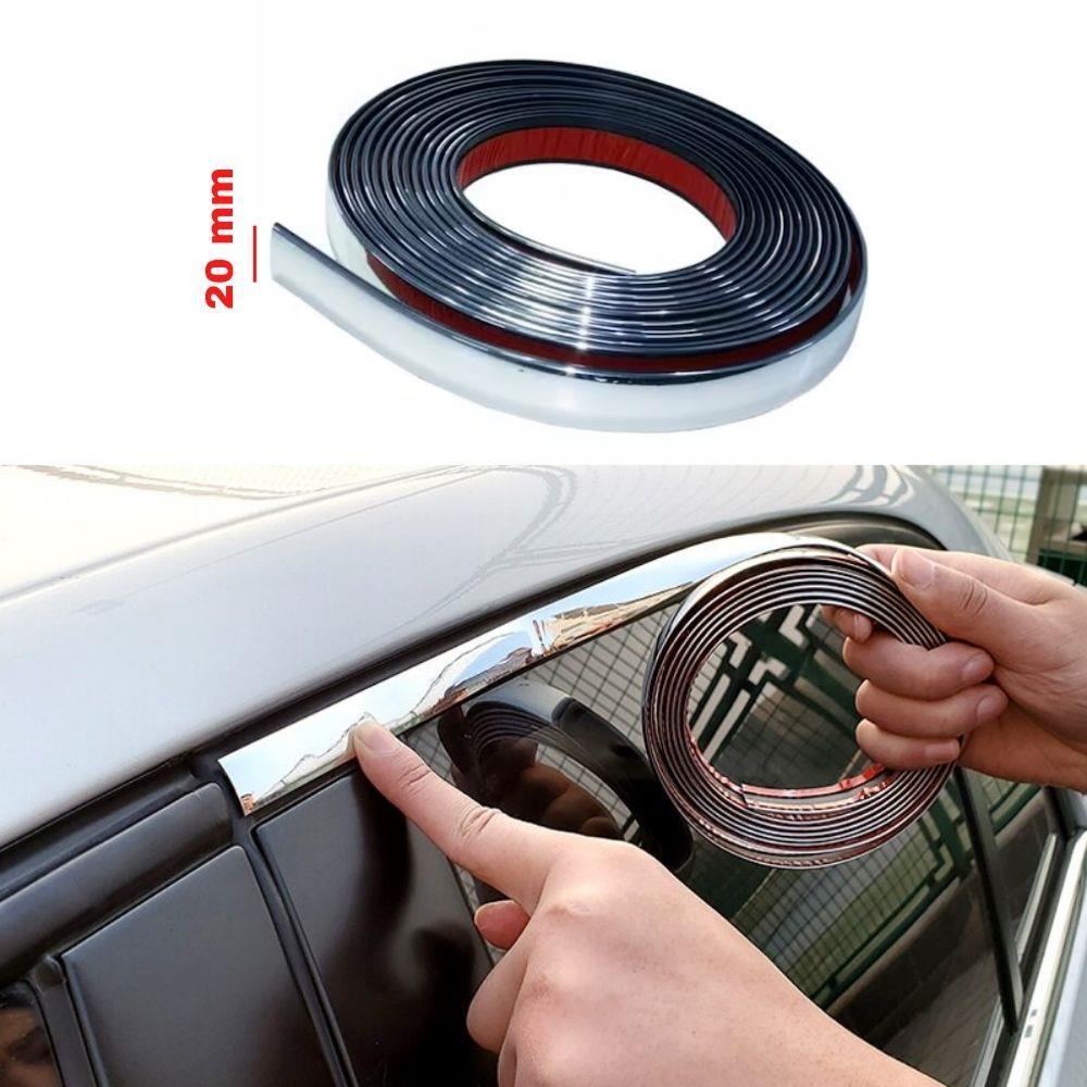Carmind 25mm Nikelajlı Oto Yan Kapı Çıtası 3mt - Otomarketin.com